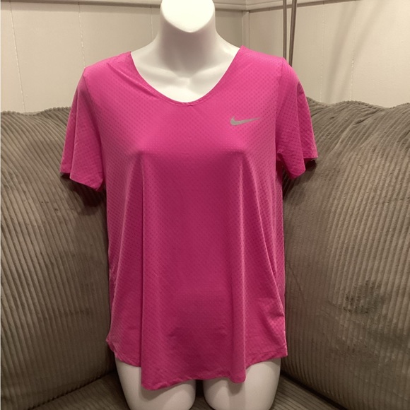 Nike | Tops | Nike Pink Mesh Top | Poshmark